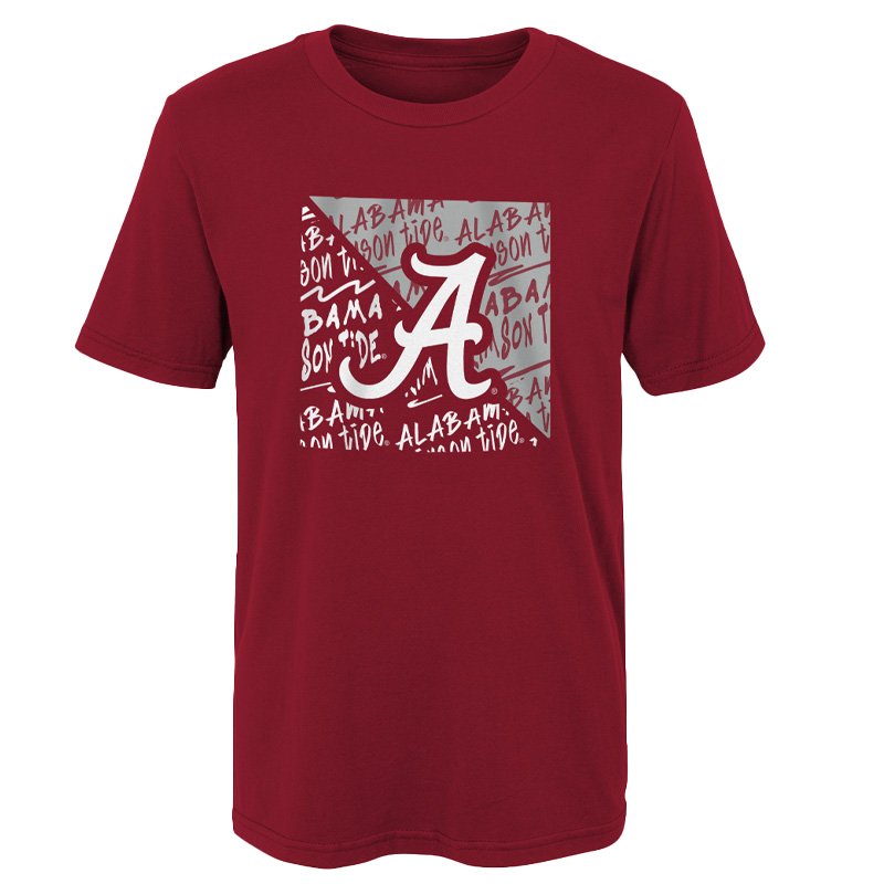 Alabama Crimson Tide Script A Divide T-Shirt | University of Alabama ...