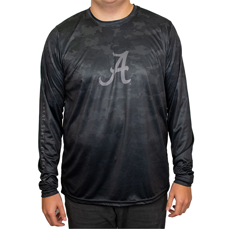 Alabama Script A Long Sleeve Performance Shirt | University of Alabama ...