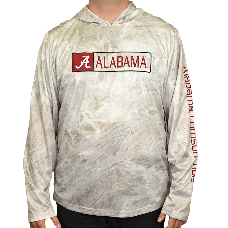 Alabama Crimson Tide Script A Real Tree Huron Hooded Windshirt ...
