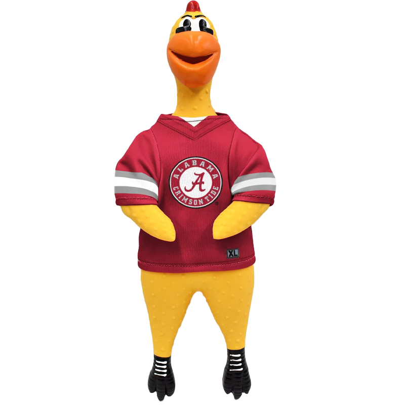 Alabama Rubber Chicken Pet Toy | University of Alabama Supply Store